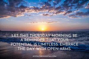110 Best Thursday Inspirational Quotes And Images - Joyful Through It All
