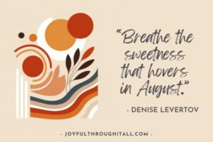 71 August Inspirational Quotes to Savor the Summer